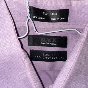 Saks Fifth Avenue Black Label | Shirts | Saks Fifth Mens Dress Shirt ...